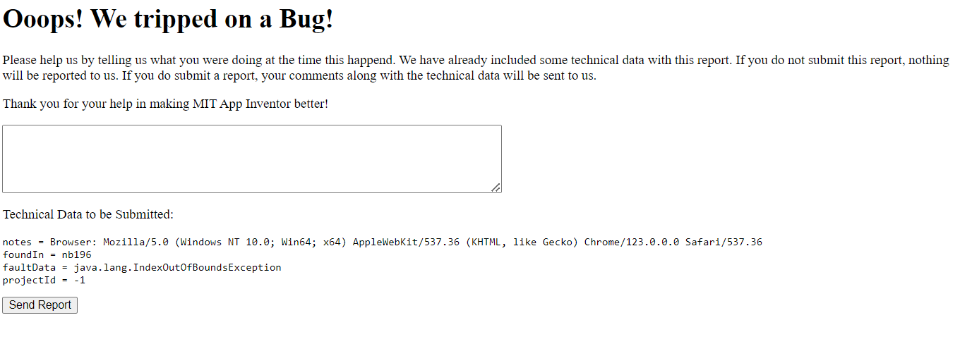Foundin Nb Faultdata Java Lang Indexoutofboundsexception Bugs
