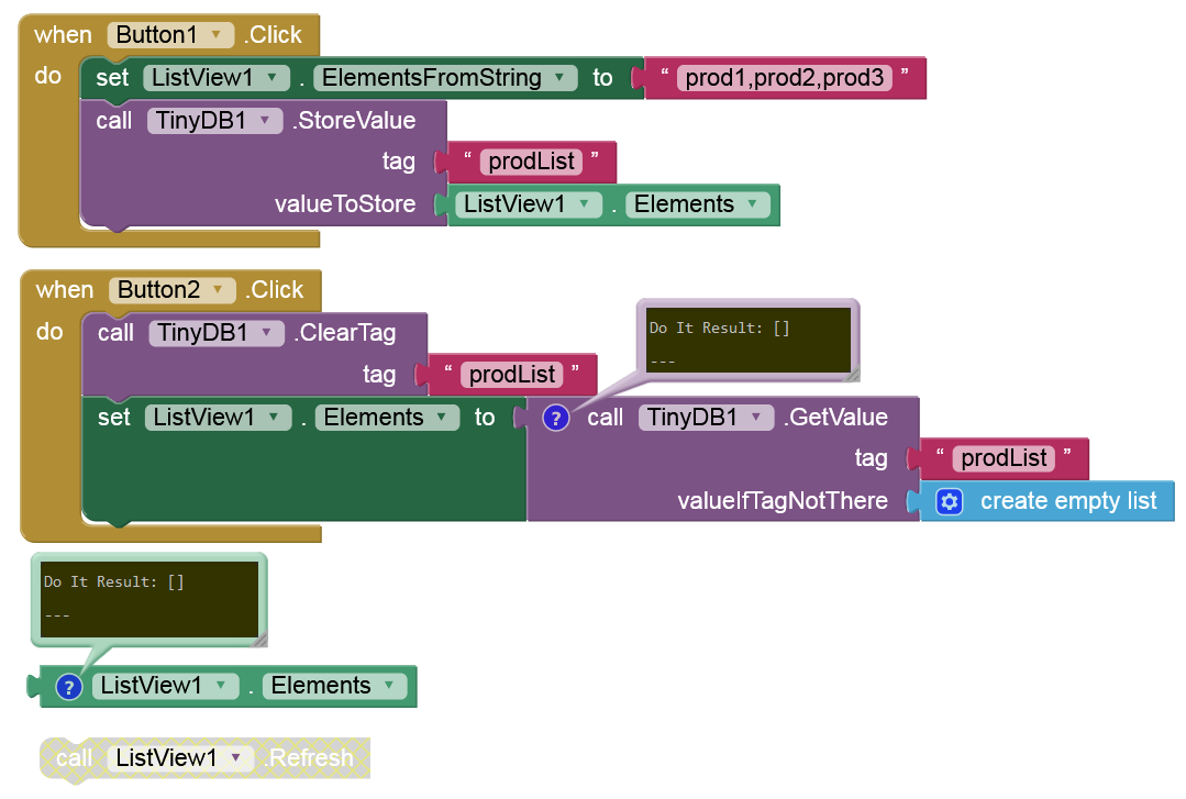 Clear TinyDB Tag MIT App Inventor Help MIT App Inventor Community