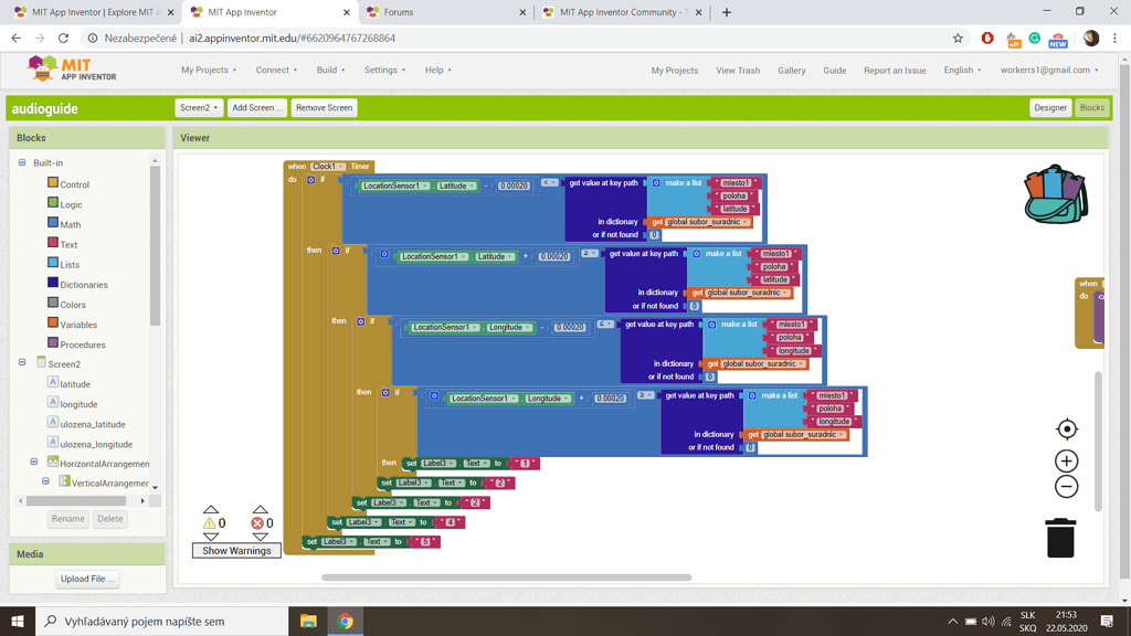 Location sensor (ringed fence / circular ringed fence) - MIT App ...