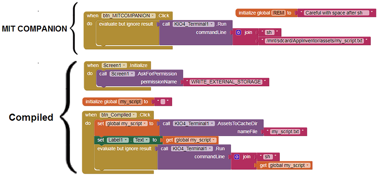Using LINUX commands in App Inventor. Extension - #54 by Juan_Antonio - App Showcase - MIT App ...