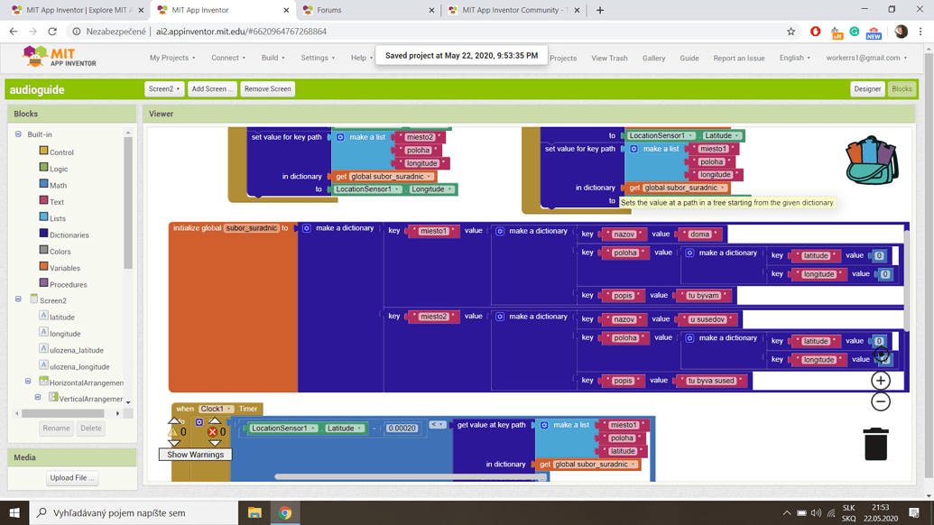Location sensor (ringed fence / circular ringed fence) - MIT App ...