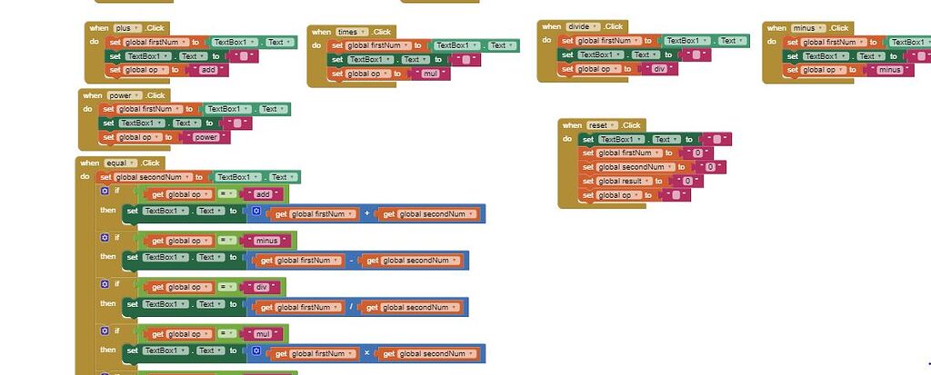 How to include power and natural e inside a calculator? - MIT App ...