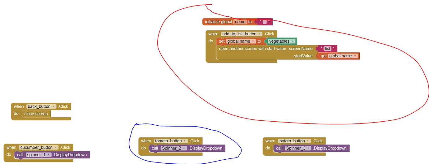 Spinner Value Selection Printing Saving Mit App Inventor Help Mit App Inventor Community