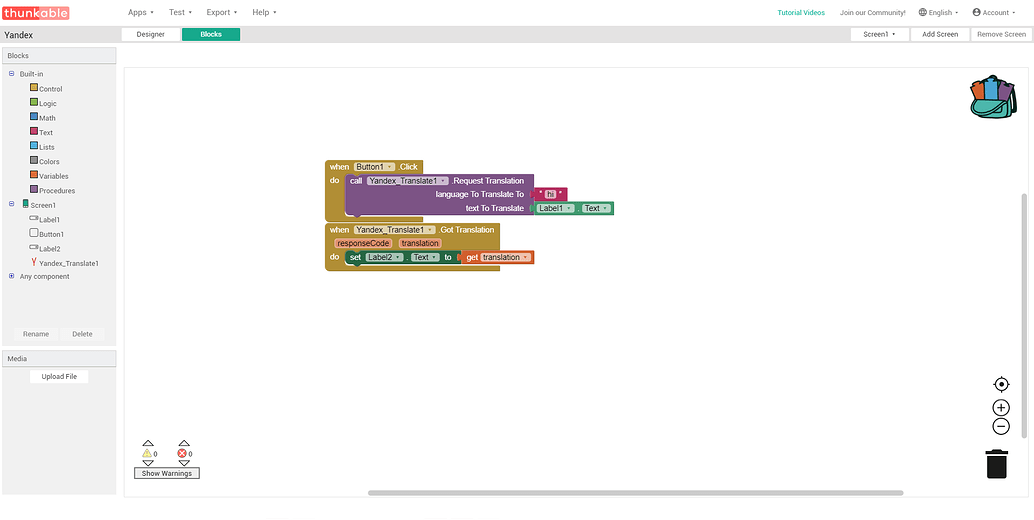How to use Yandex translate to translate text written on a page? - MIT ...