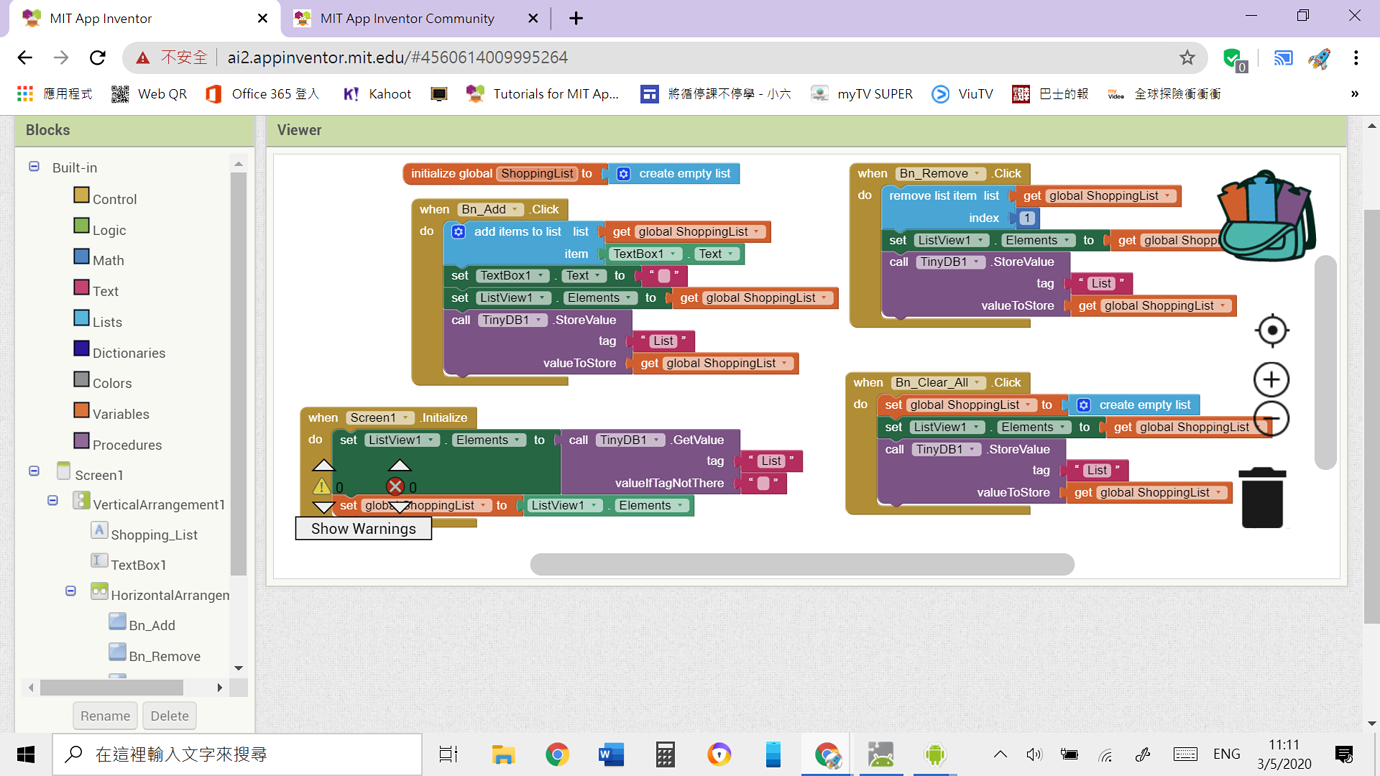 How to use TinyDB? - #3 by Noah_Yau - MIT App Inventor Help - MIT App Inventor Community