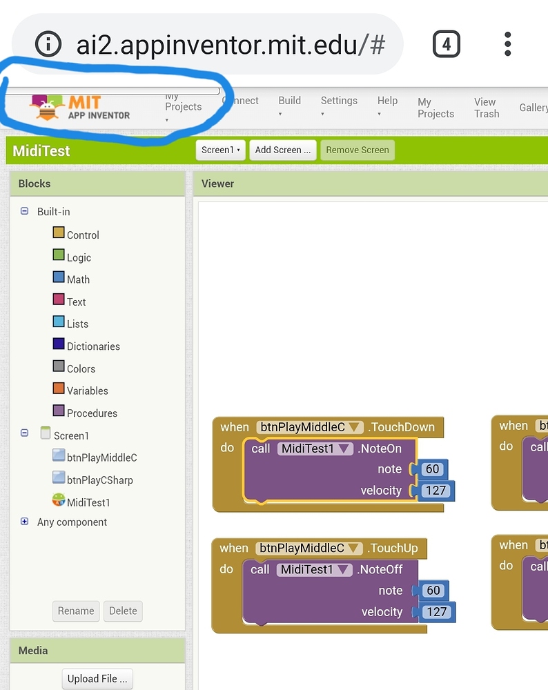 Can you write code with android tablet - General Discussion - MIT App ...