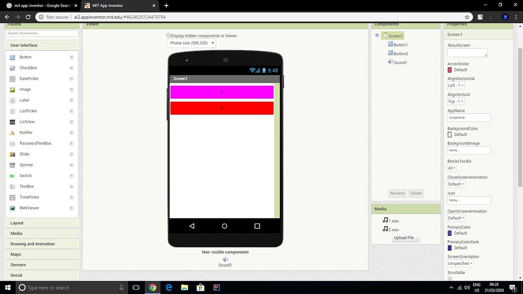 Error 701 Wav File Not Loading Mit App Inventor Help Mit App Inventor Community