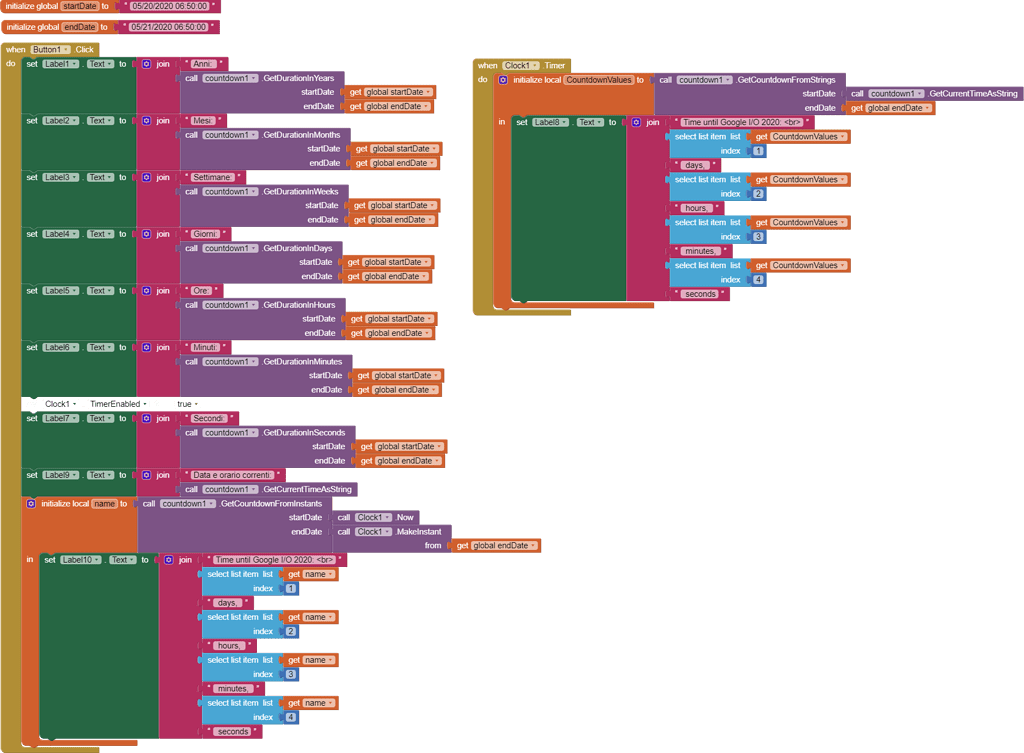 Countdown Dates - MIT App Inventor Help - MIT App Inventor Community