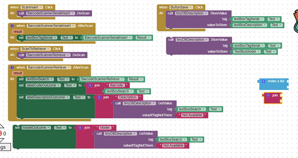 Tiny DB - Store and Retrieve #Confused - MIT App Inventor Help - MIT ...