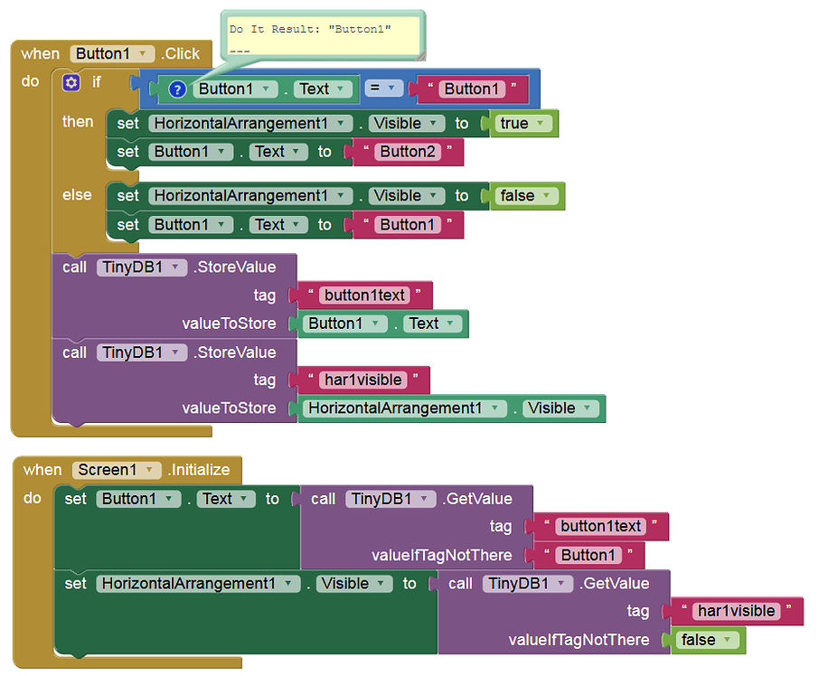 How to make the visibility of an arrangement static when screen crossed ...