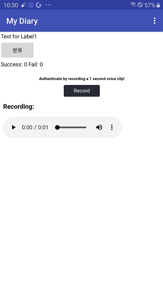 How to trigger classification in Personal Audio Classifier extension ...