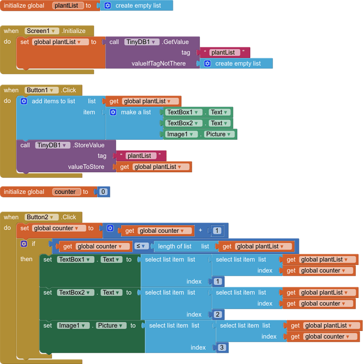 Photo gallery with name and description - MIT App Inventor Help - MIT ...