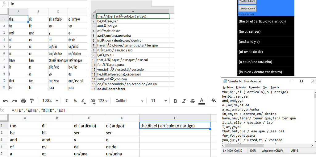 Excel File When I Save It To Csv Appear Problems With Strange Characters Mit App Inventor
