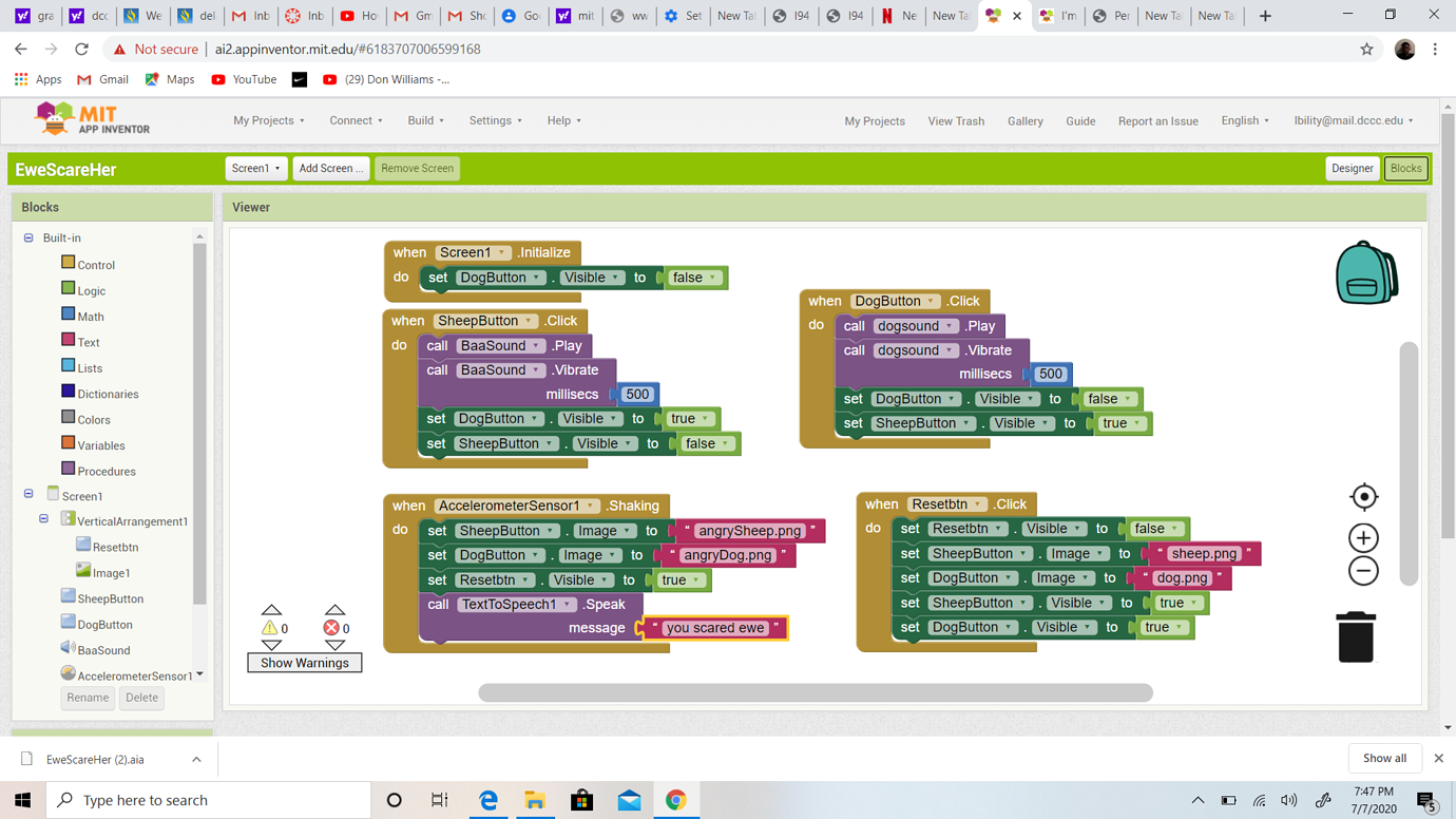 Error From Companion Undefined Mit App Inventor Help Mit App Inventor Community
