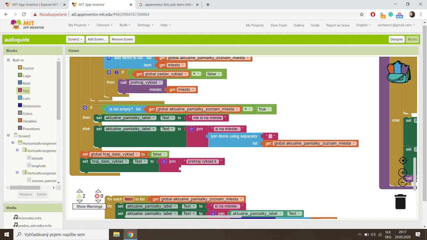 Writing Text From A List Using A Loop Mit App Inventor Help Mit App Inventor Community