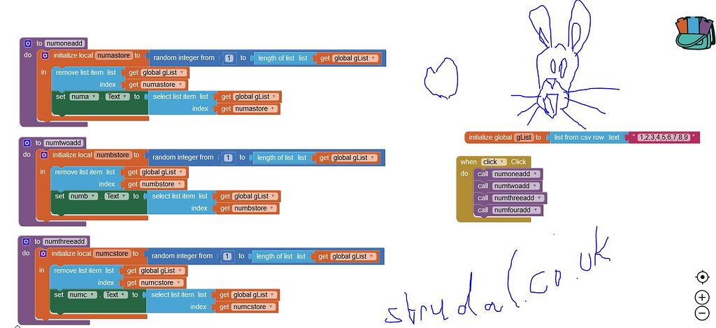 Sudoku grid (trying to create a random grid of 1 to 9) - MIT App ...