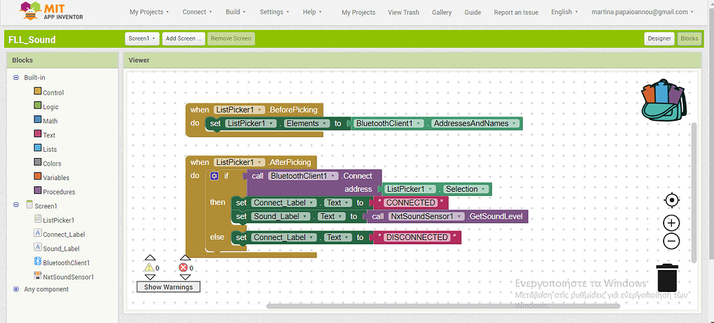 Mindstorms Sound Sensor - MIT App Inventor Help - MIT App Inventor ...
