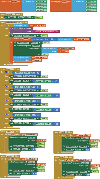 Quiz with random questions - MIT App Inventor Help - MIT App Inventor ...