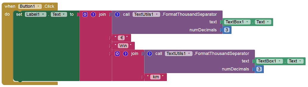 Format the numbers - thousand separator - MIT App Inventor Help - MIT App Inventor Community