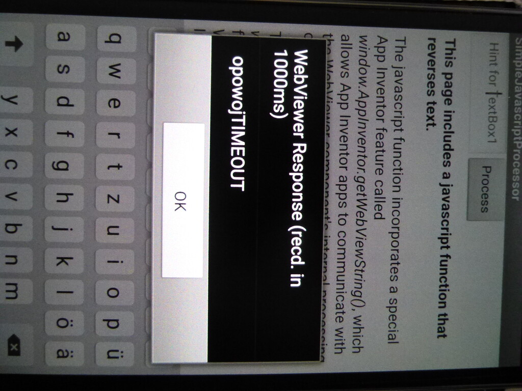 Javascript Function Does Not Reverses Text Mit App Inventor Help Mit App Inventor Community 8464