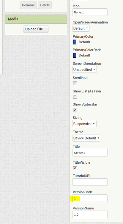 How do I change the version code? - MIT App Inventor Help - MIT App ...