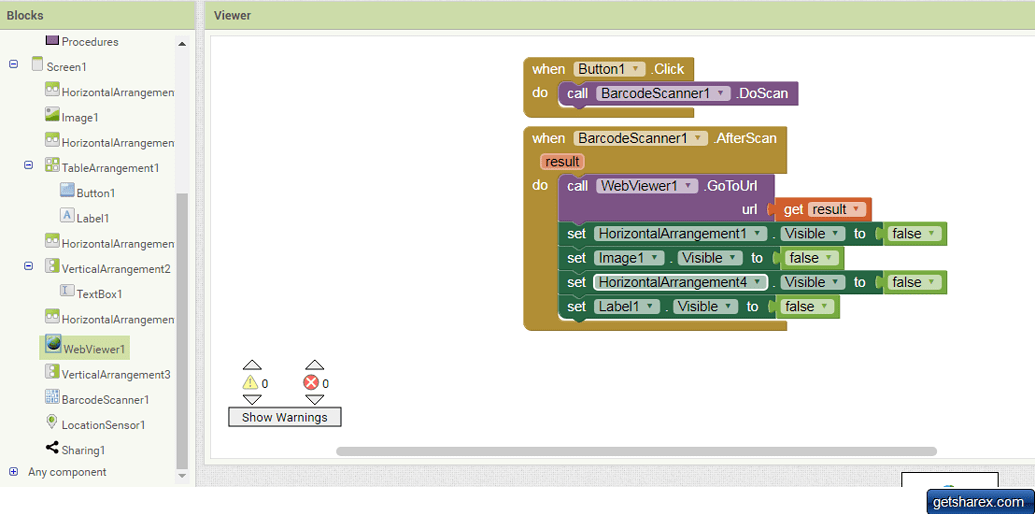 Send scan results to another screen - MIT App Inventor Help - MIT App ...