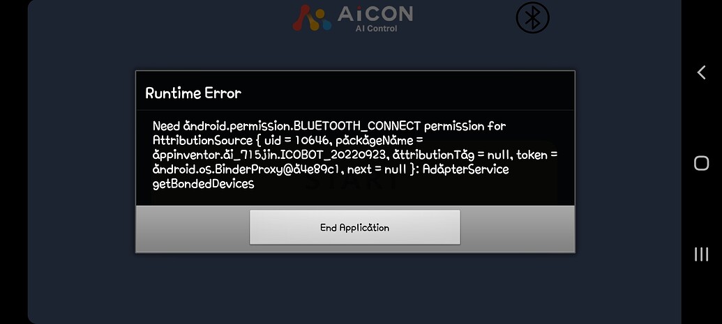 Bluetooth conection problem/Fail Message in the Browser - Bugs and Other Issues - MIT App ...