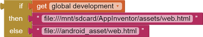 Access An Html File From The Assets Via Webviewer For Ios App Inventor For Ios Mit App
