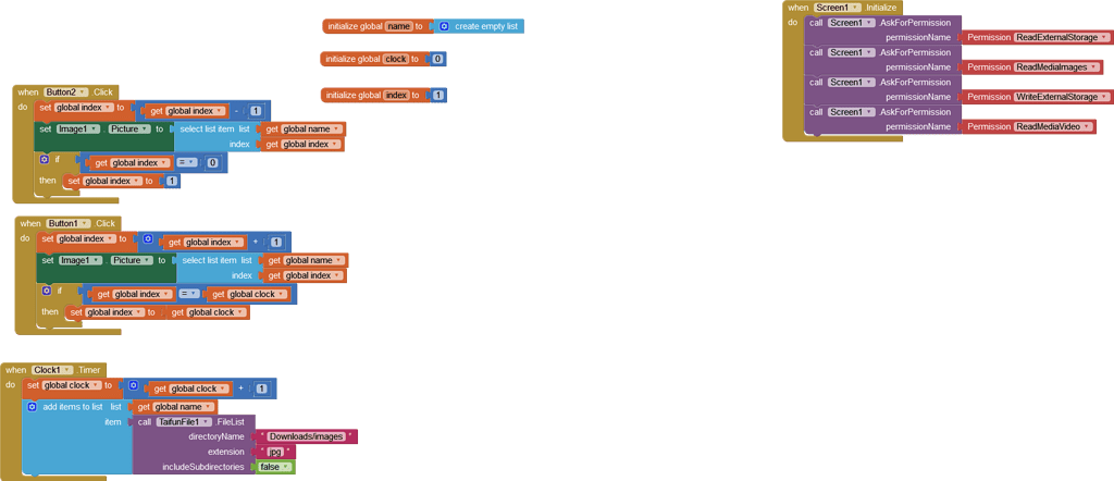 Trying To Load Images Using Taifun Files Mit App Inventor Help Mit App Inventor Community