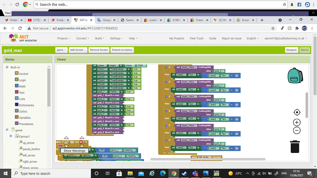 Why doesnt my code work - MIT App Inventor Help - MIT App Inventor ...