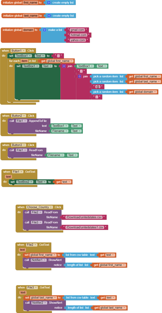 How To Create A List Using Text File Or Csv File Mit App Inventor
