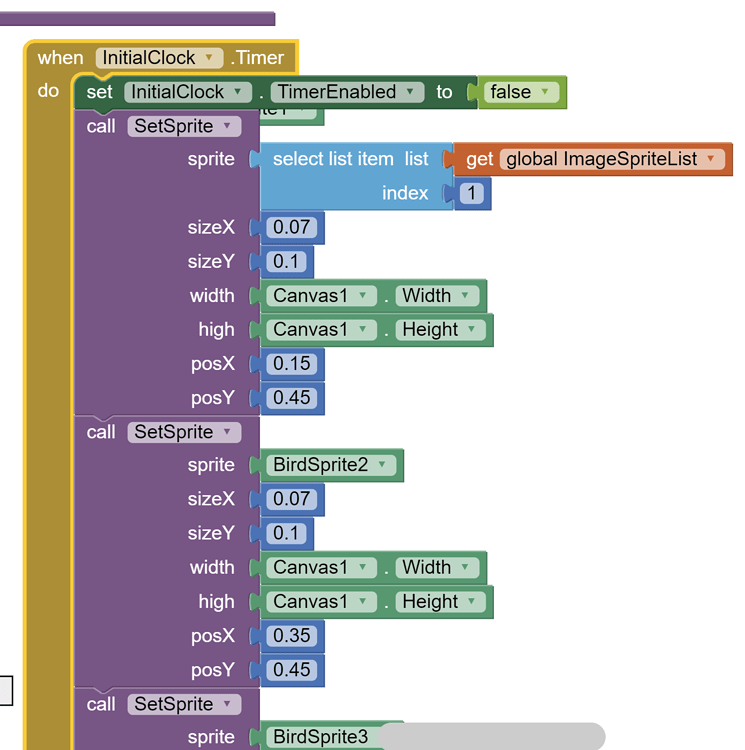 Four Sprites unreliable from List - MIT App Inventor Help - MIT App ...