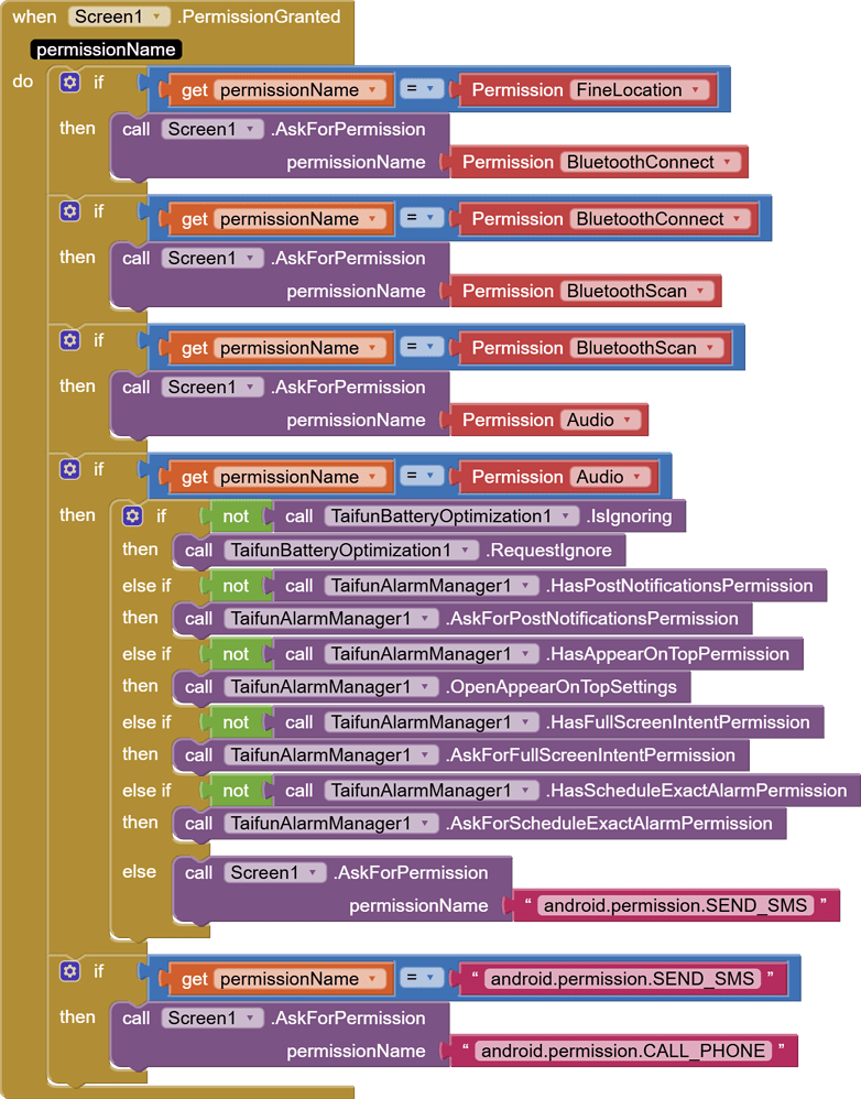 Tutorial for a sequence of permissions? - MIT App Inventor Help - MIT ...