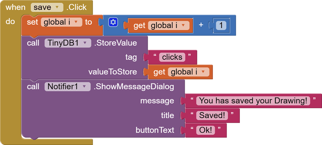 I want to make save file button - MIT App Inventor Help - MIT App ...