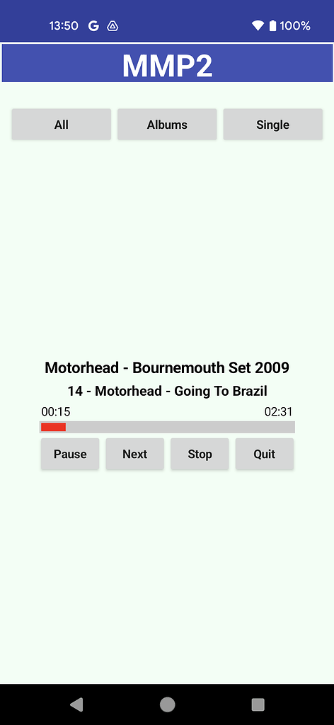 MMP2 - A Music Player, no extensions - App Showcase - MIT App Inventor ...