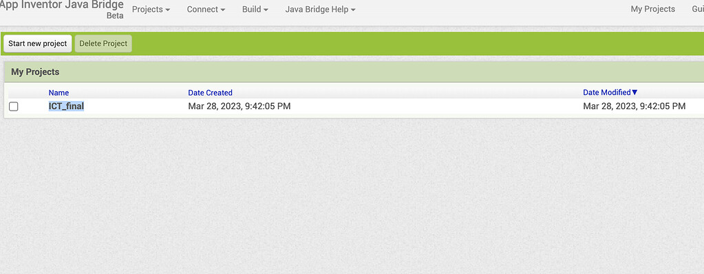 App Inventor Java Bridge: An internal error has occurred - MIT App ...