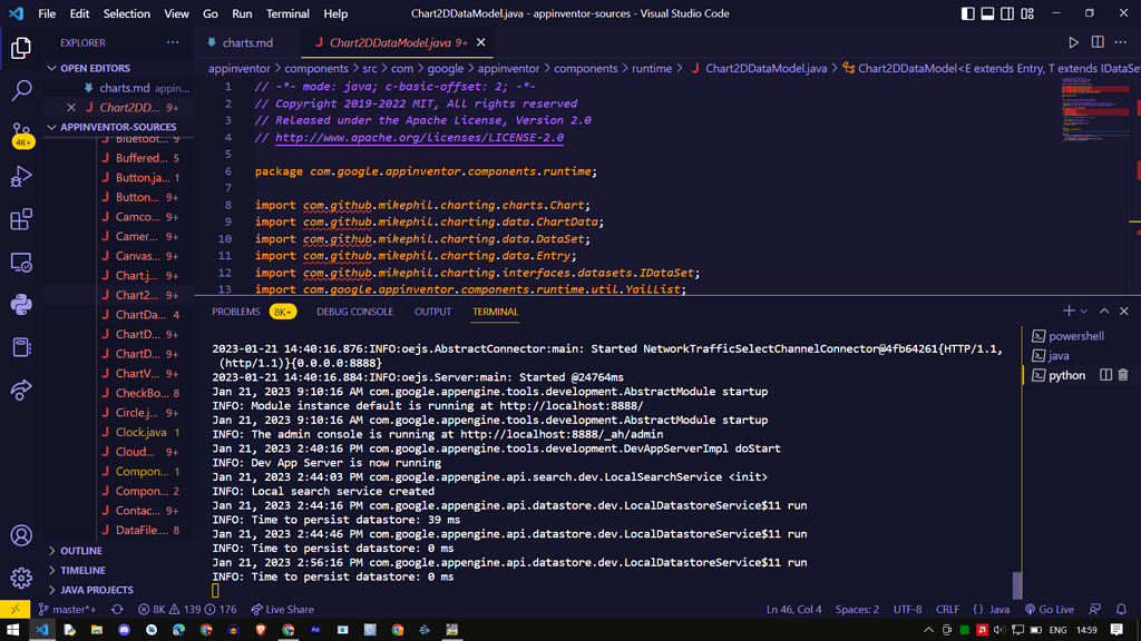 Where we see the error logs (for the contributors) , for the debugging ...