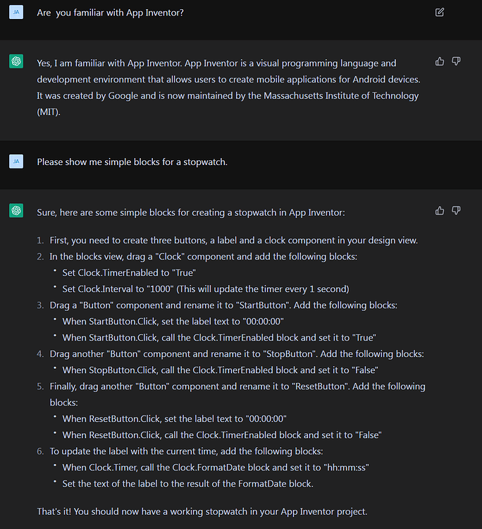 [F/OS] 🧠 Artificial Intelligence and OpenAI! - Extensions - MIT App Inventor Community
