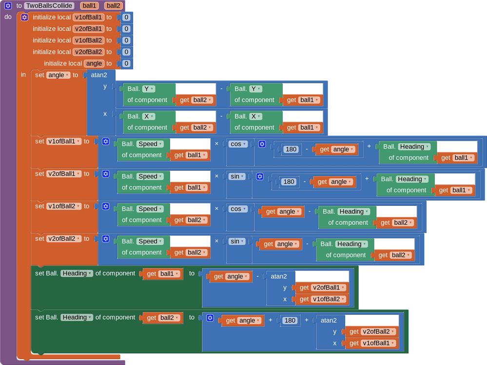Ball collision in pool game - MIT App Inventor Help - MIT App Inventor ...