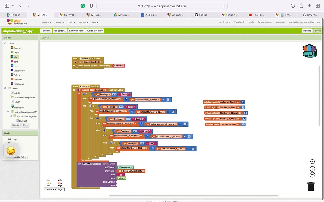 I'm using chart maker plus now but I stuck - MIT App Inventor Help ...