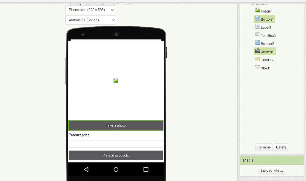 Help me add pictures to the database - MIT App Inventor Help - MIT App Inventor Community