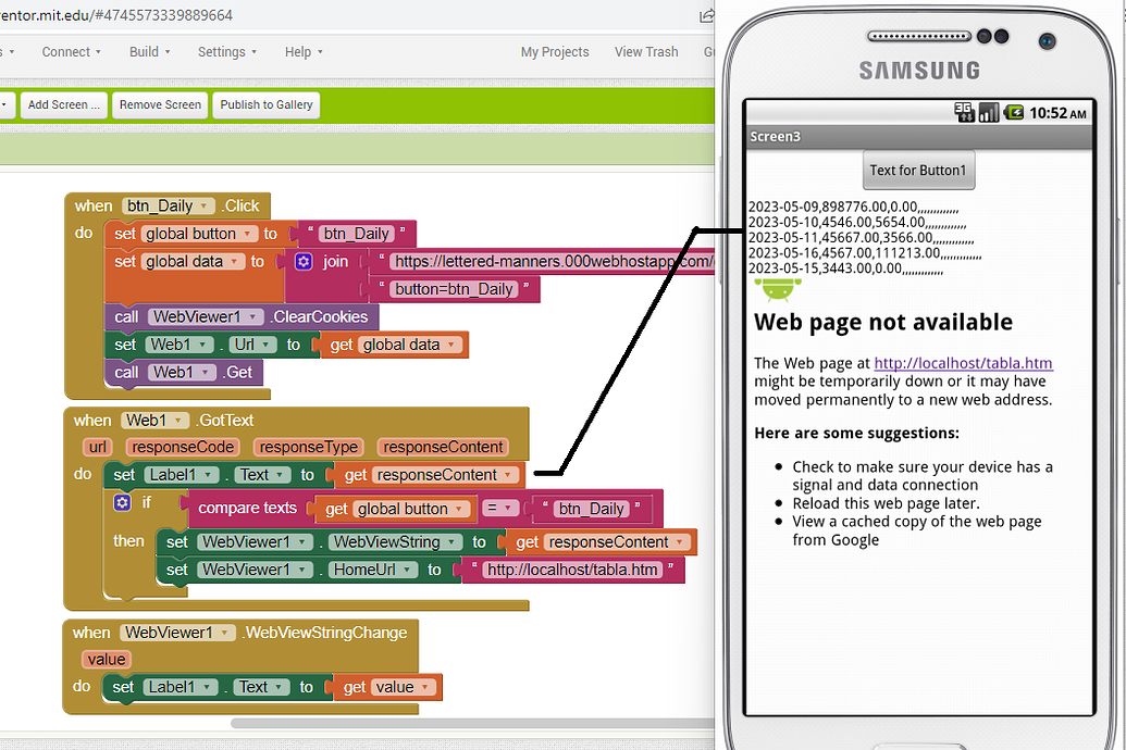 Web page not available - General Discussion - MIT App Inventor Community