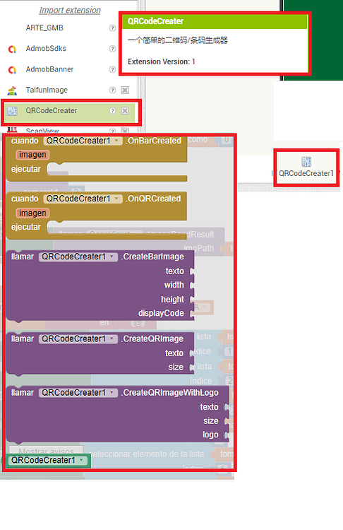 Qr code creator1 - Extensions - MIT App Inventor Community