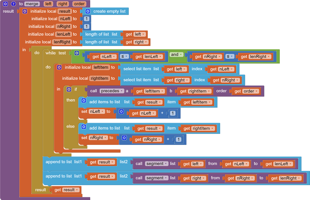 Sorting Tables Ascending and Descending by column contents using Merge ...