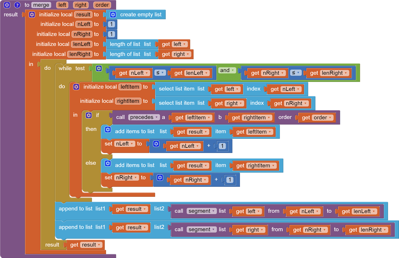Sorting Tables Ascending and Descending by column contents using Merge ...