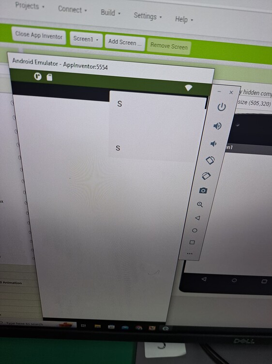 Emulator text error - MIT App Inventor Help - MIT App Inventor Community