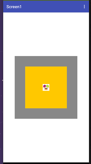 Problema, gli sprite nel canvas in un vertical alignment non vengono visualizzati - MIT App ...