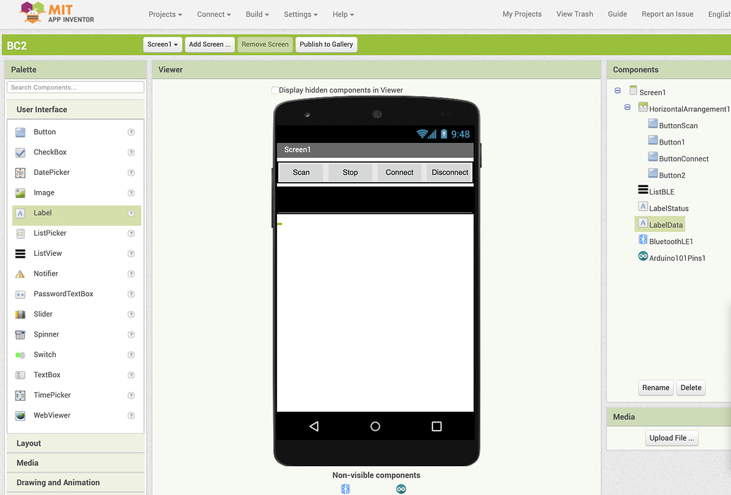 Run-time error - BLE app for Arduino Nano 33 IoT - Internet of Things ...