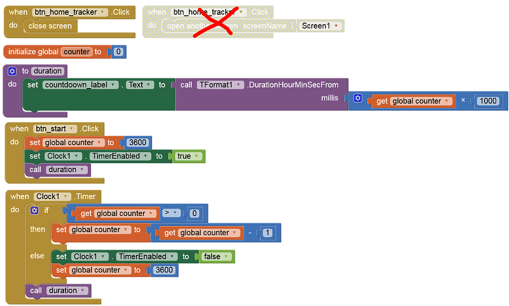 Help with Countdown Timer - MIT App Inventor Help - MIT App Inventor ...