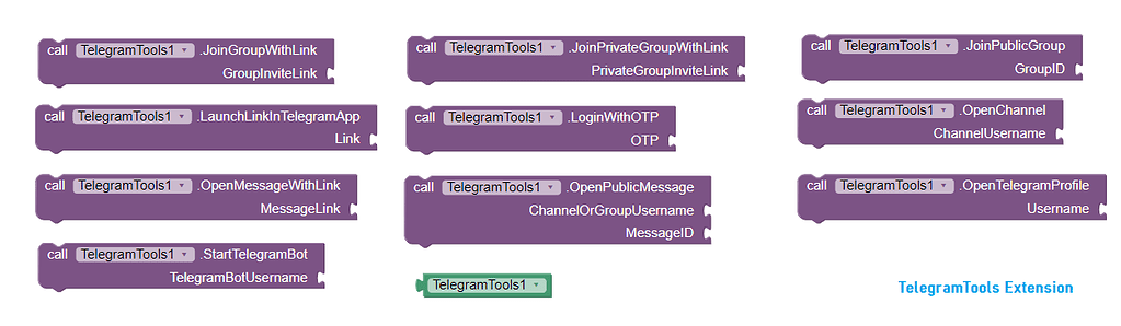 [FREE] TelegramTools : Tools To Work With Telegram - Extensions - MIT ...
